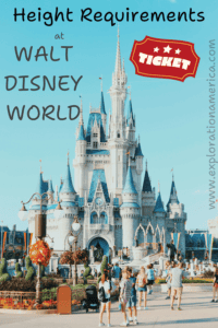 Walt Disney World Resort Height Requirements for Attractions and Rides